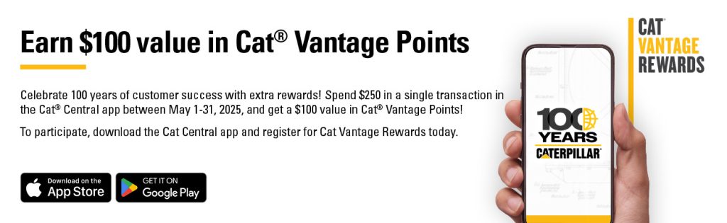 Cat Vantage Rewards Centennial Offer - NMC Cat | Caterpillar Dealer ...